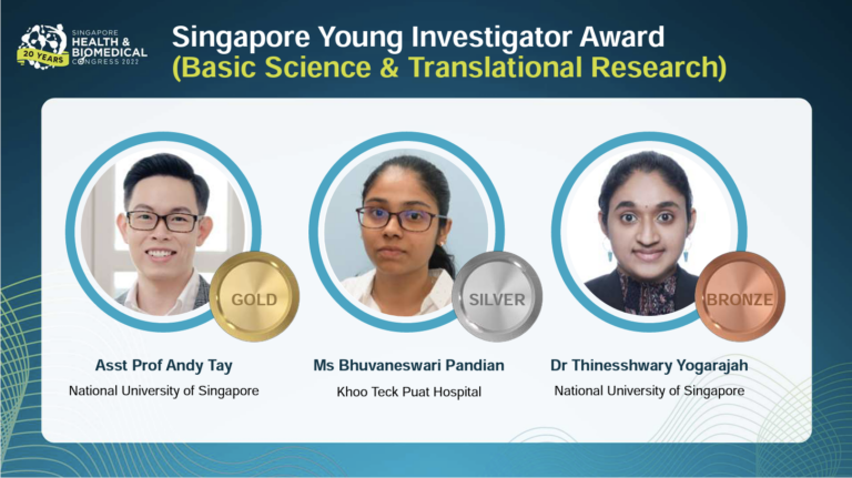 SHBC Singapore Young Investigator Award gold winner - Dr Andy Tay ...