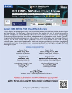 IEEE EMBS-NUS iHealthtech Forum - iHealthtech – Institute for Health Innovation & Technology ...